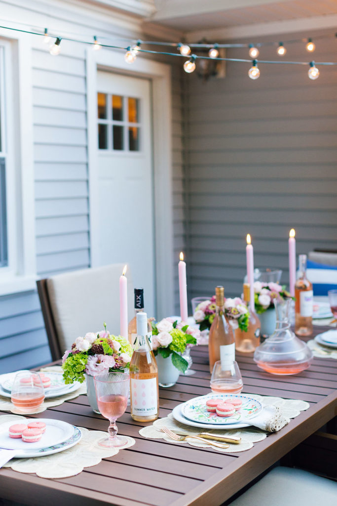 A Summer Rosé Party - Lemon Stripes