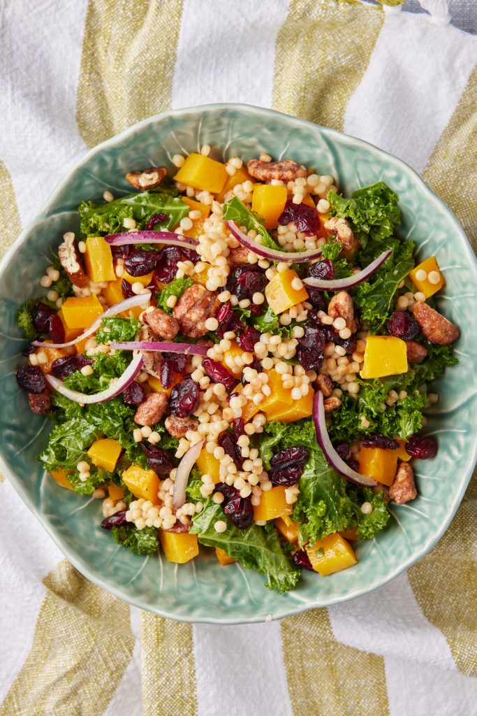 Couscous & Kale Bowl - Lemon Stripes